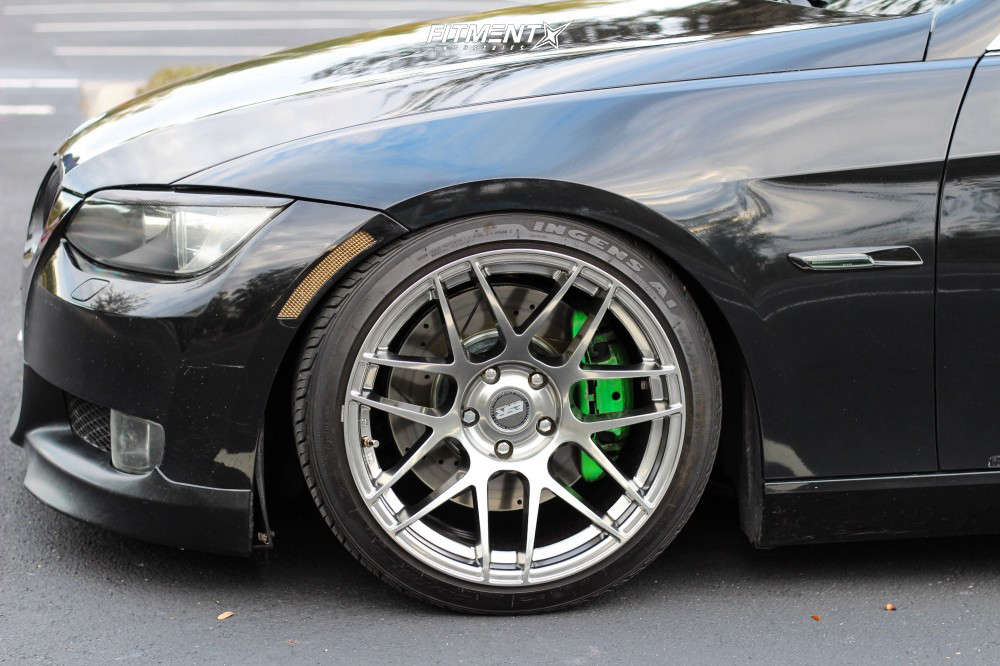 2008 BMW 335i Base with 18x9.5 ESR Rf1 and Antares 225x40 on Coilovers ...