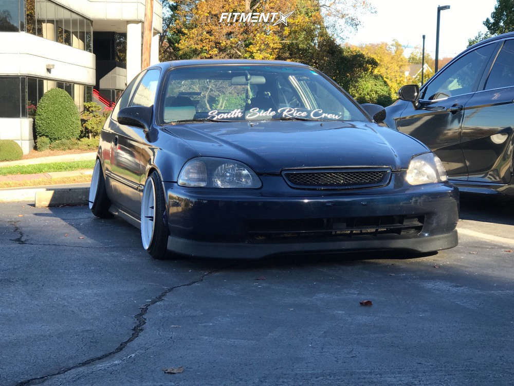 Ricer Honda Civic Side View