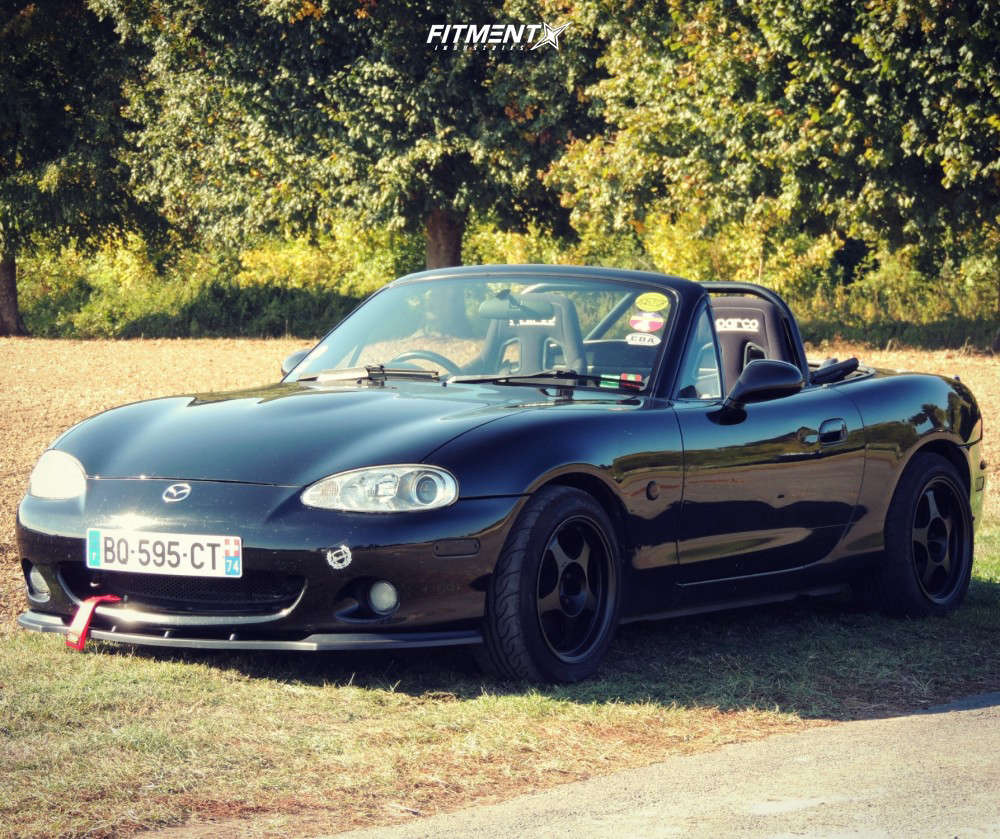 2003 Mazda MX-5 Miata Base with 15x8 Rota Slipstreams and Yokohama ...