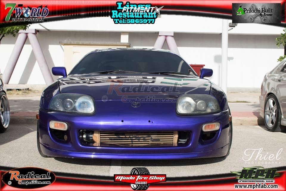 1993 Toyota Supra Base with 18x9.5 Cosmis Racing XT-206R and ...