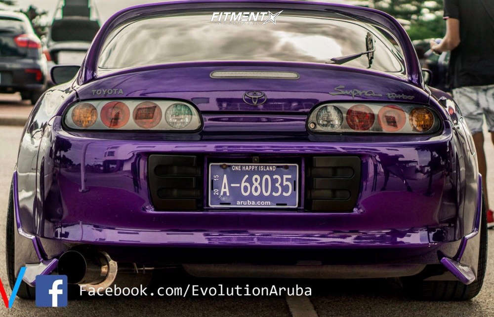 1993 Toyota Supra Base with 18x9.5 Cosmis Racing XT-206R and ...
