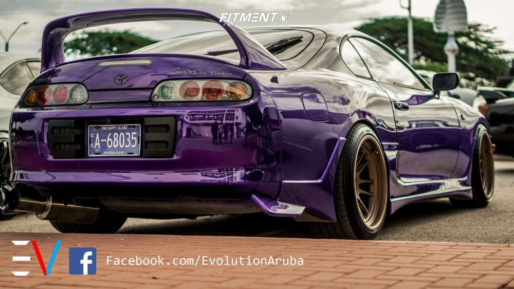 1993 Toyota Supra Base with 18x9.5 Cosmis Racing XT-206R and ...