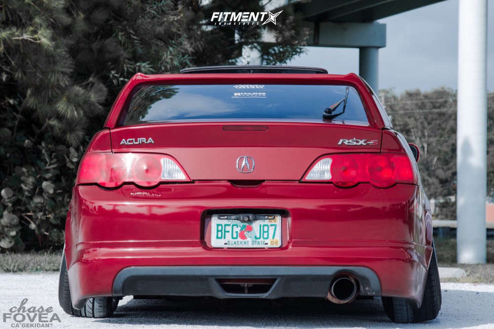 2002 Acura RSX Type-S with 18x9.5 MB Wheels Battle and Kumho 215x35 on ...