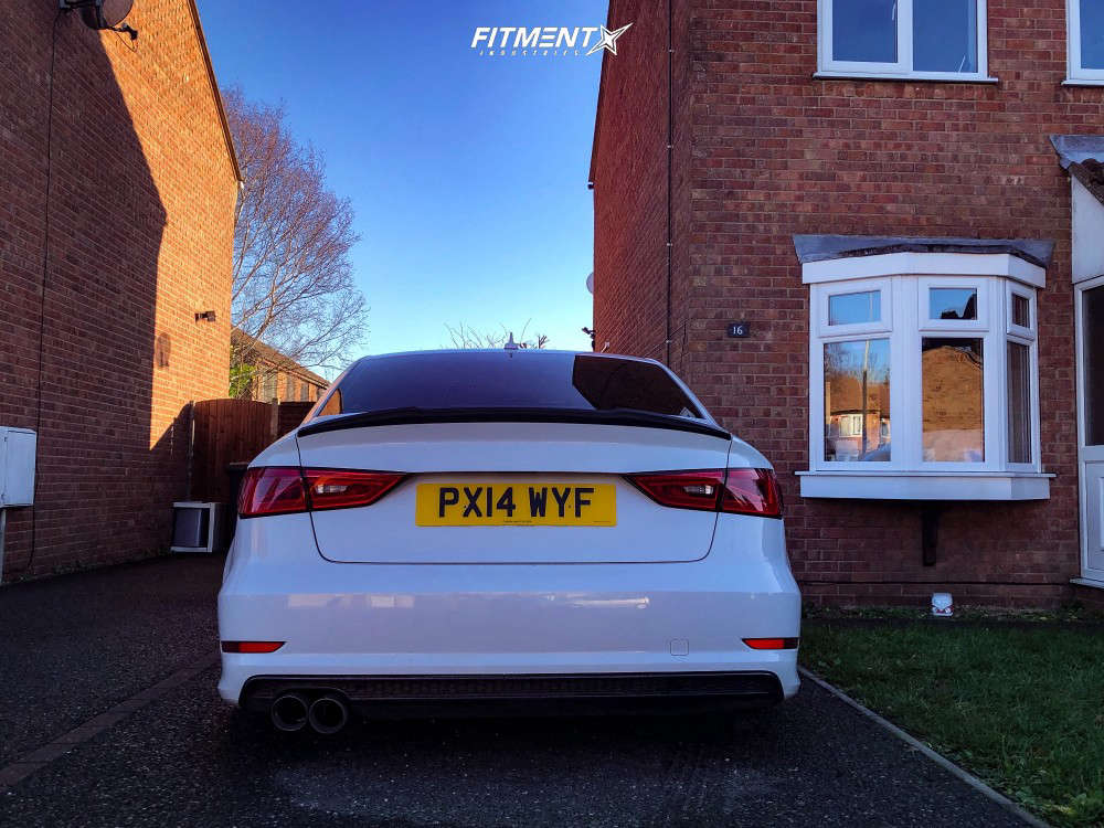 2014 Audi A3 Base with 19x8.5 Rotiform Rse and Accelera 215x35 on Air ...