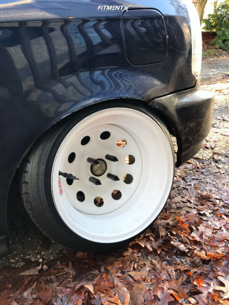 1998 Honda Civic CX with 15x8 Diamond Racing Sc Series and Federal ...