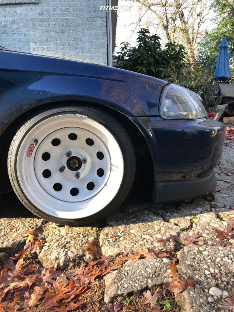 1998 Honda Civic CX with 15x8 Diamond Racing Sc Series and Federal ...