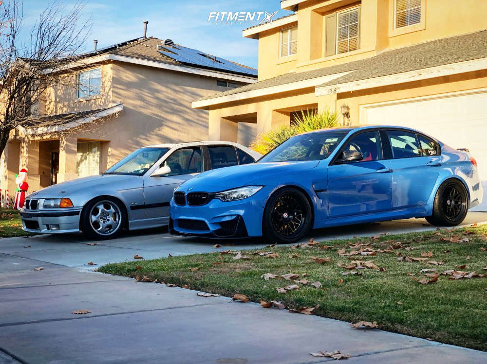 2015 BMW M3 Base with 19x9.5 HRE 300 Classic and Michelin 265x35 on ...