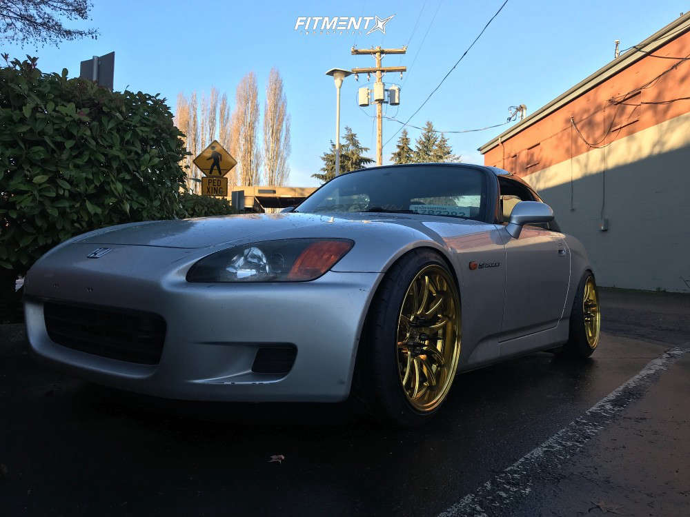 2002 Honda S2000 Base with 18x9.5 Aodhan DS02 and Nitto 225x40 on ...