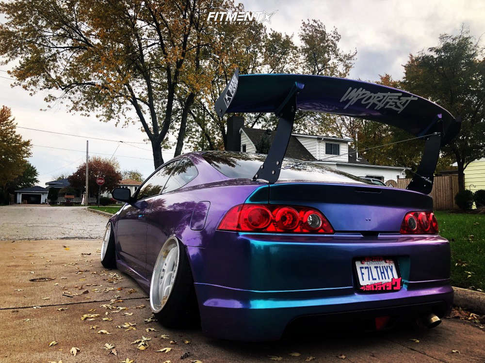 2002 Acura RSX Type-S with 17x10 Work VS XX and Falken 205x40 on Air Suspension | 542591 ...