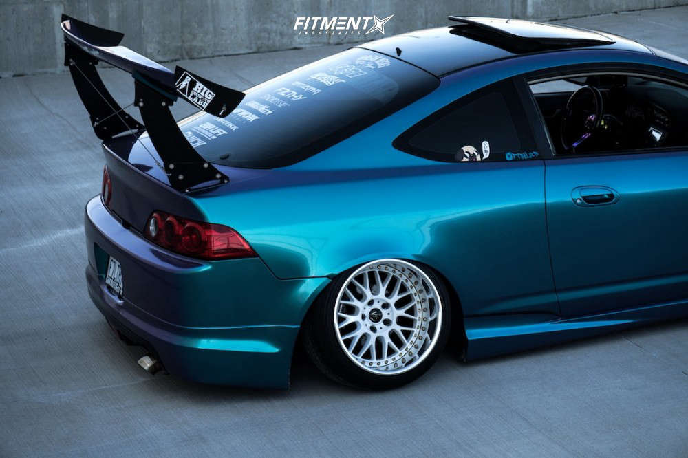 2002 Acura RSX Type-S with 17x10 Work VS XX and Falken 205x40 on Air Suspension | 542591 ...