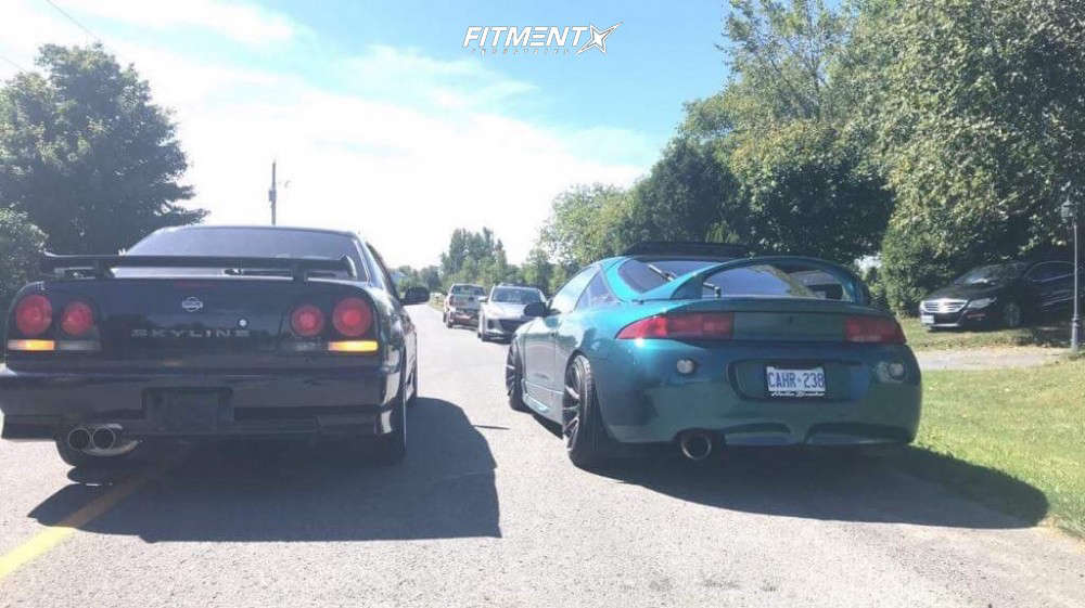 1999 Mitsubishi Eclipse GST with 18x9.75 XXR 527 and Nitto 225x40 on ...