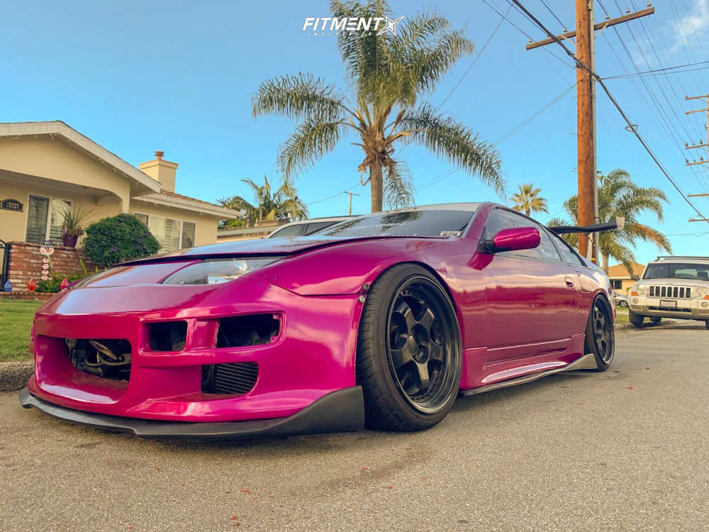 1991 Nissan 300ZX Turbo with 18x9.5 Varrstoen Es6 and Federal 225x40 on ...
