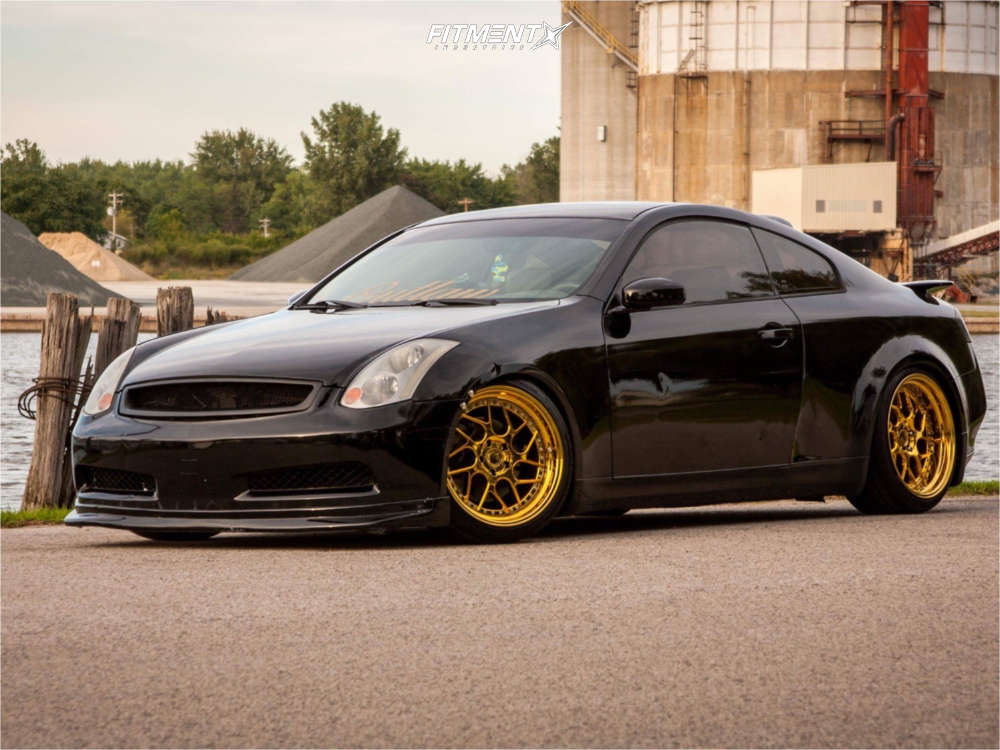 2005 INFINITI G35 Base with 19x10.5 Aodhan Ds01 and Yokohama 265x40 on ...