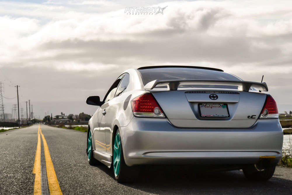 2009 Scion TC Base with 17x8 Enkei T6s and Hankook 215x45 on Coilovers ...