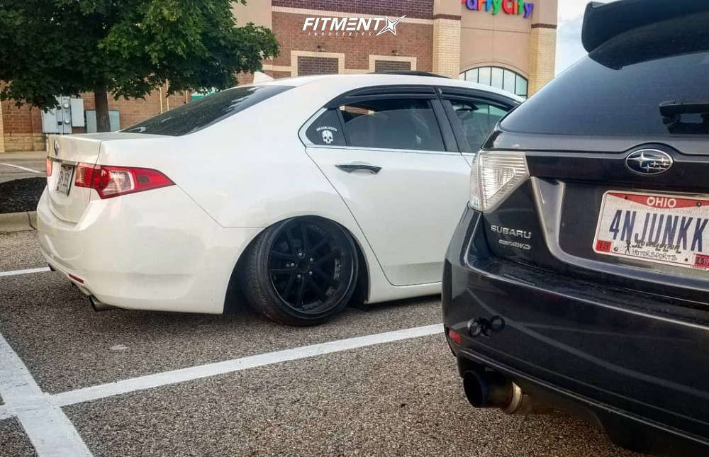 2011 Acura TSX Base with 18x10 Weds Lxz and Nankang 225x35 on Air ...