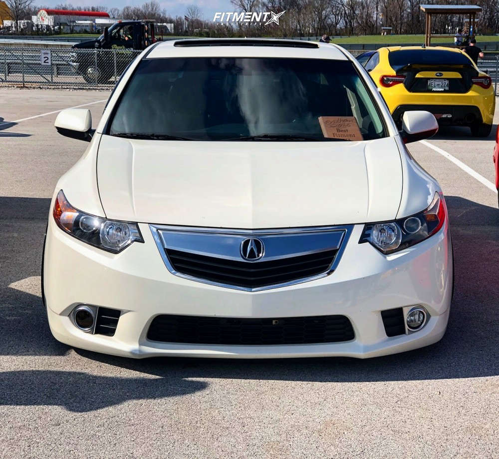 2011 Acura TSX Base with 18x10 Weds Lxz and Nankang 225x35 on Air ...