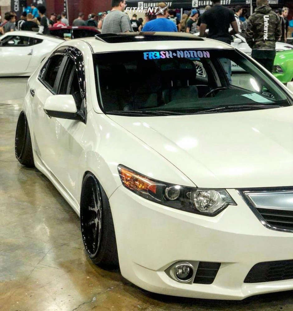 2011 Acura TSX Base with 18x10 Weds Lxz and Nankang 225x35 on Air ...