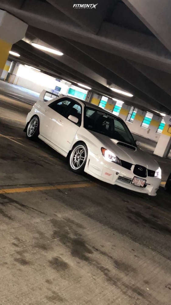 2006 Subaru WRX STI WRX STI with 18x8.5 Enkei RPF1 and Black Lion ...