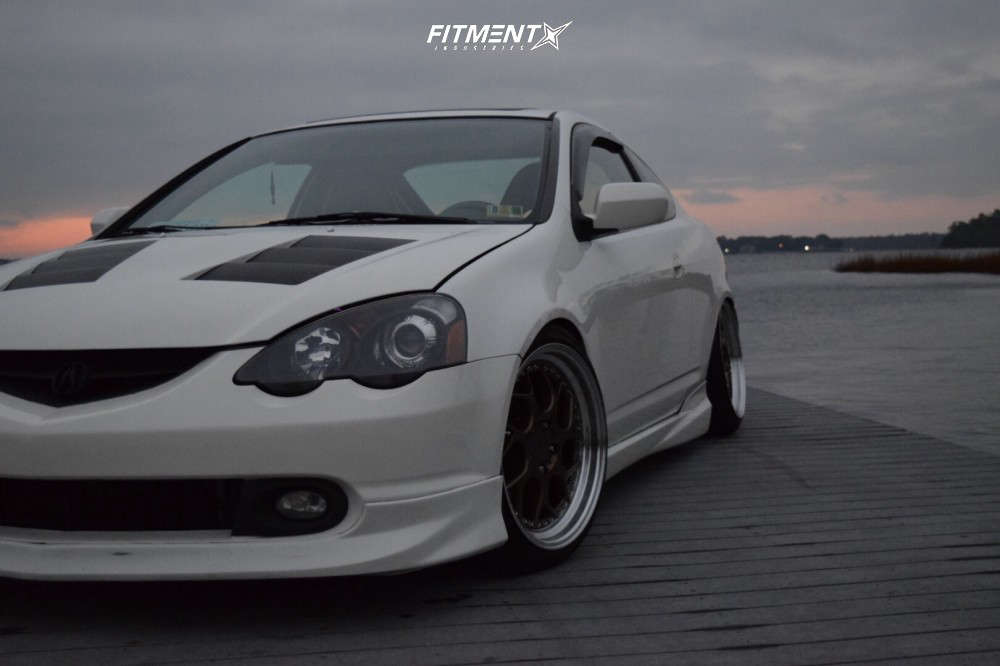 2004 Acura RSX Type-S with 18x8.5 Aodhan Ds01 and Nankang 205x45 on Coilovers | 544627 | Fitment ...