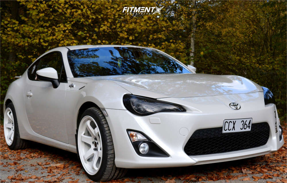 2013 Toyota 86 Base with 18x9.5 Rota Grid and Hankook 235x40 on Stock ...