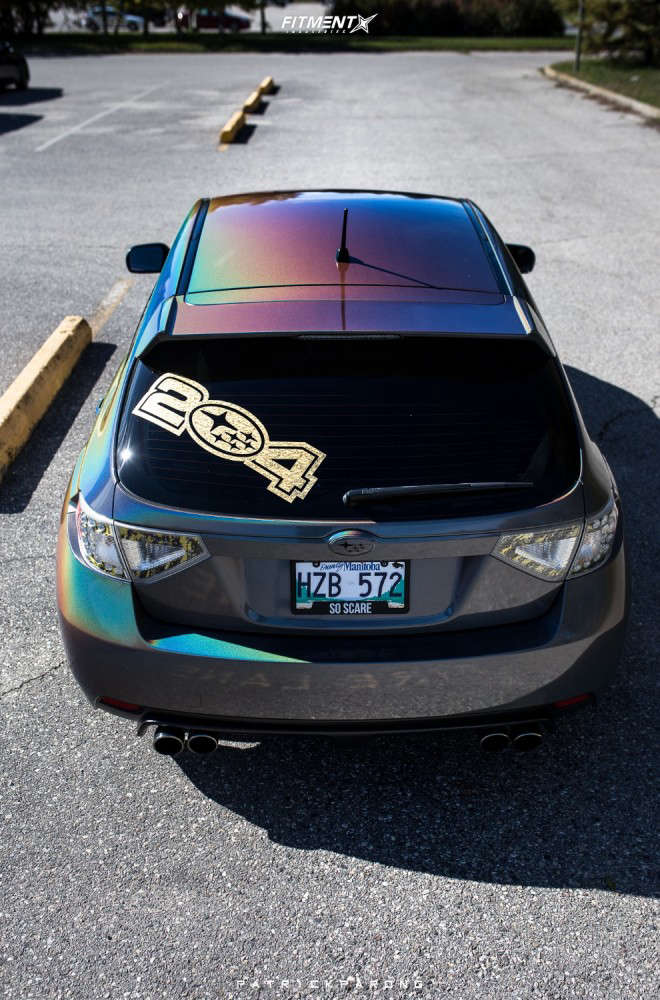 2011 Subaru WRX Base with 18x8.5 ESR Sr02 and Nitto 225x40 on Coilovers ...