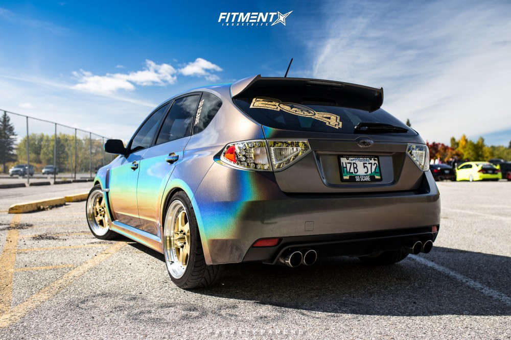 2011 Subaru WRX Base with 18x8.5 ESR Sr02 and Nitto 225x40 on Coilovers ...