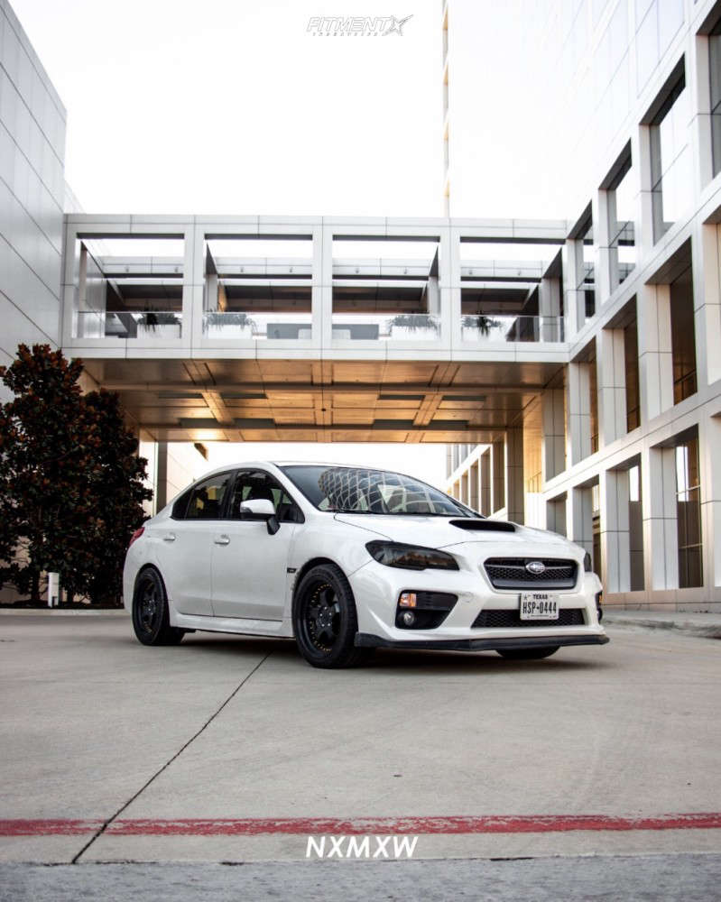 2017 Subaru WRX Limited with 18x9.5 ESR Sr06 and Michelin 265x35 on ...