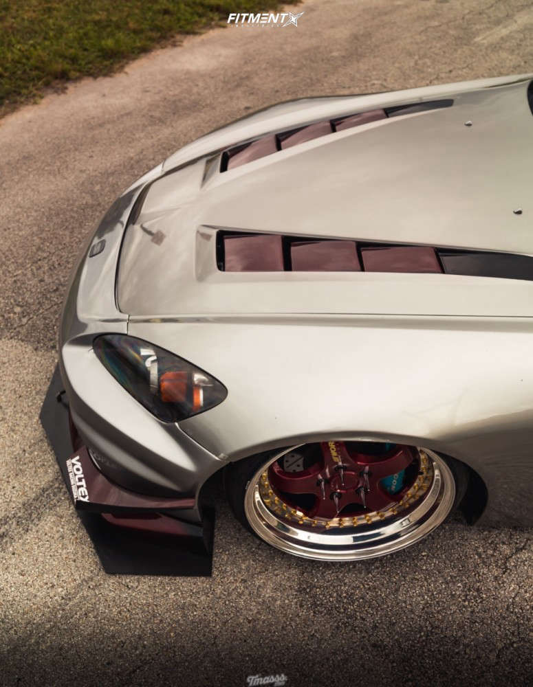 2005 Honda S2000 Base with 18x10 Work Equip Anhelos and Achilles 215x35 ...