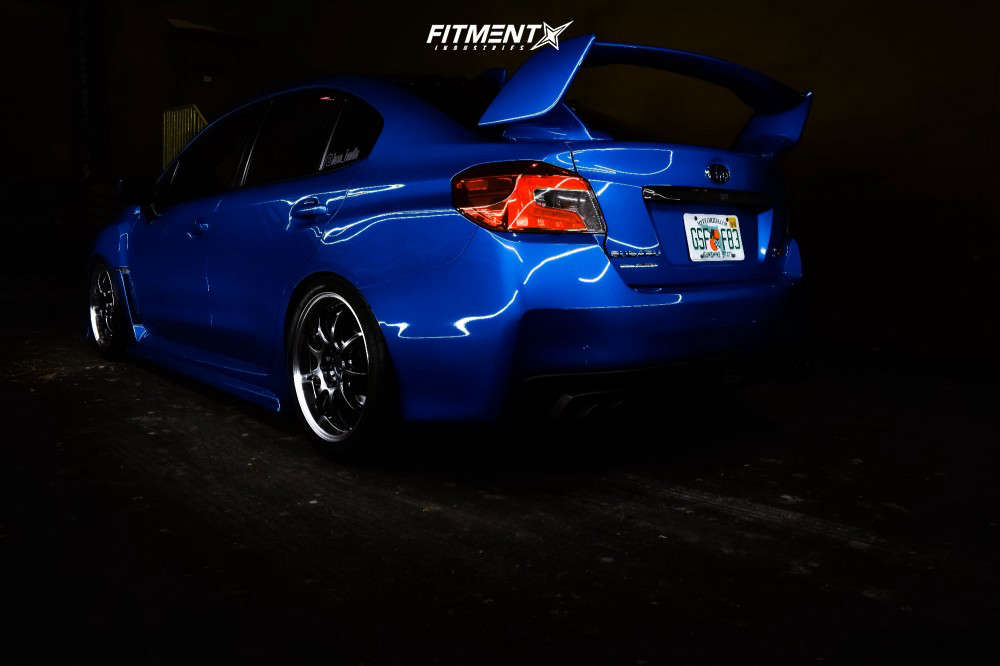 2016 Subaru WRX Base with 18x8.5 Work D9r and Federal 225x55 on ...