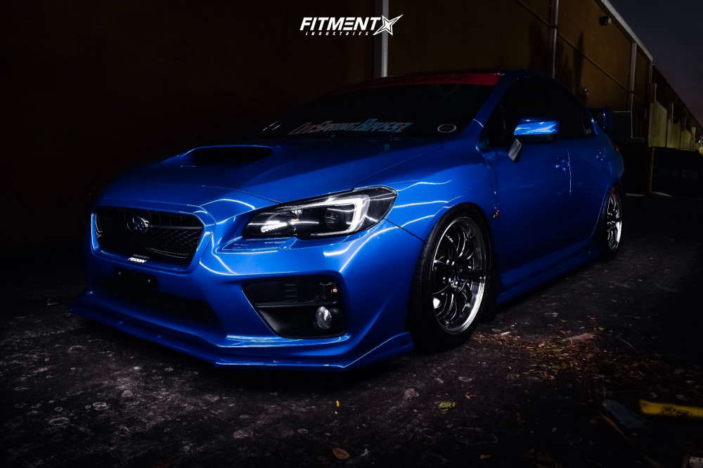 2016 Subaru WRX Base with 18x8.5 Work D9r and Federal 225x55 on ...