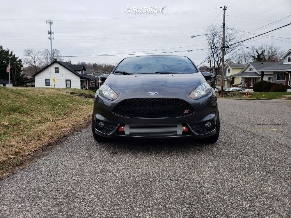 2016 Ford Fiesta ST with 17x8 Konig Hypergram and Yokohama 235x45 on ...