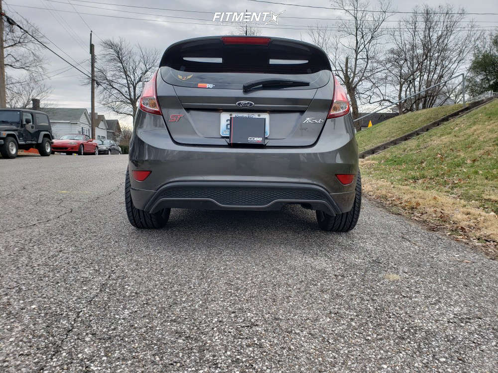 2016 Ford Fiesta ST with 17x8 Konig Hypergram and Yokohama 235x45 on ...