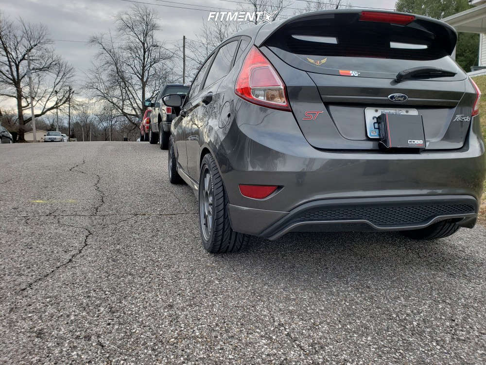 2016 Ford Fiesta ST with 17x8 Konig Hypergram and Yokohama 235x45 on ...