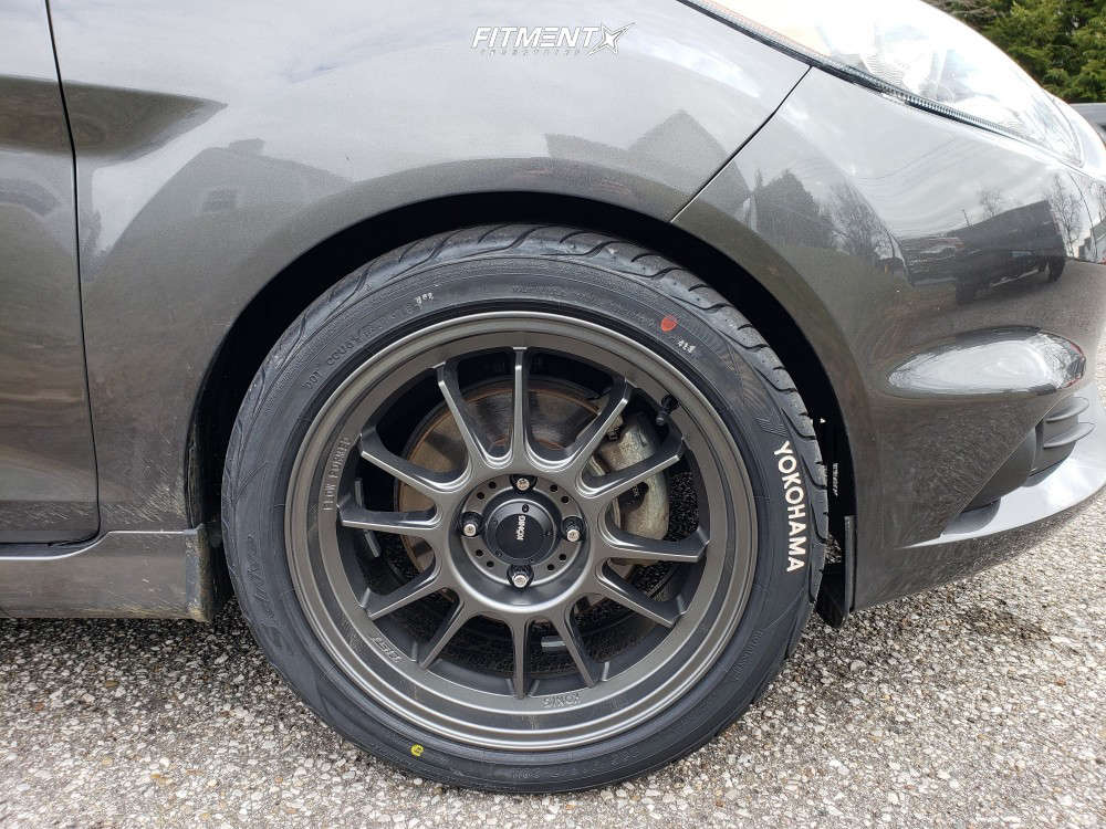 2016 Ford Fiesta ST with 17x8 Konig Hypergram and Yokohama 235x45 on ...