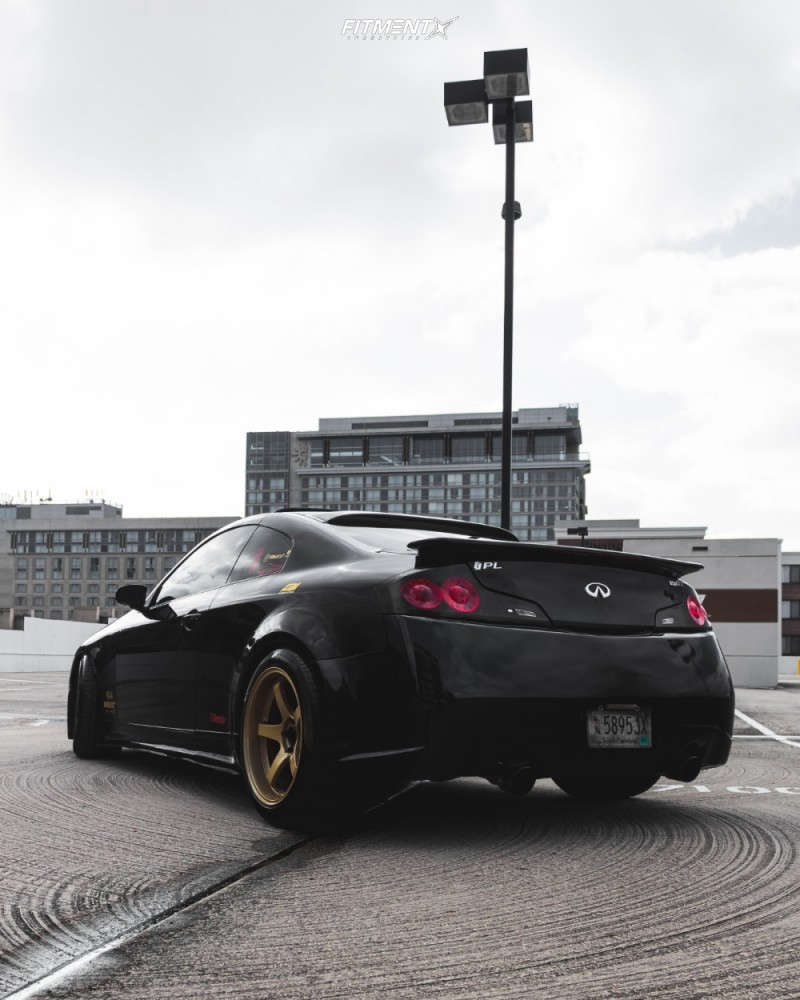 2006 INFINITI G35 2dr Coupe (3.5L 6cyl 6M) with 19x10.5 Advan GT ...