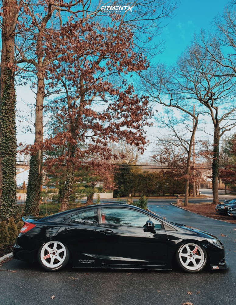 2012 Honda Civic Si with 17x9.5 Volk Te37 and Toyo Tires 245x40 on Air Suspension | 548700 ...