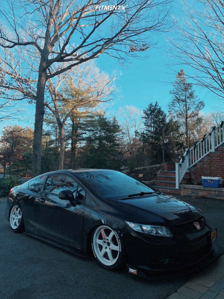 2012 Honda Civic Si with 17x9.5 Volk Te37 and Toyo Tires 245x40 on Air Suspension | 548700 ...