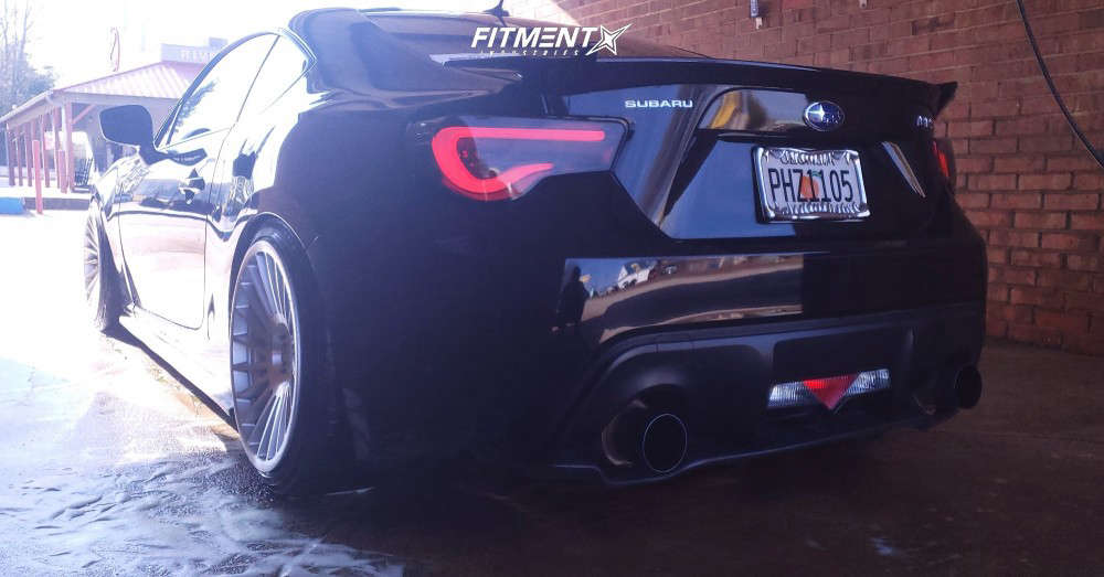 2014 Subaru BRZ Premium with 18x9.5 Rotiform Ind-t and Ironman 225x40 ...