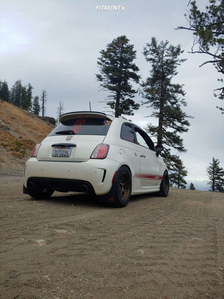 2016 Fiat 500 Abarth with 15x7 Rota Grid V and Thunderer 205x55 on ...