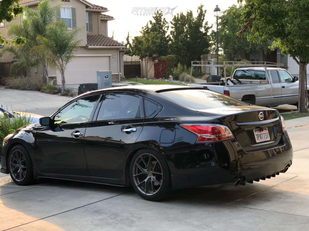 2015 Nissan Altima S with 18x8 Aodhan Ls007 and Bridgestone 245x45 on ...