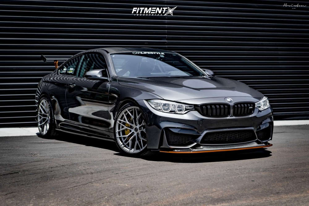 2017 BMW M4 Base with 20x9.5 Brixton Forged Cm10 and Michelin 265x30 on ...