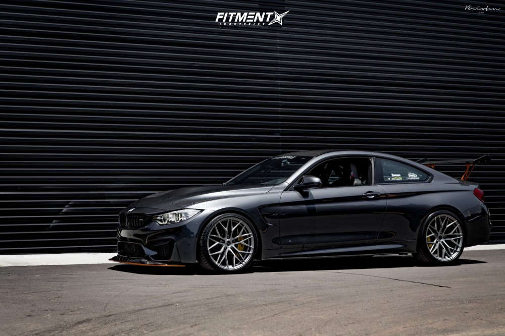 2017 BMW M4 Base with 20x9.5 Brixton Forged Cm10 and Michelin 265x30 on ...