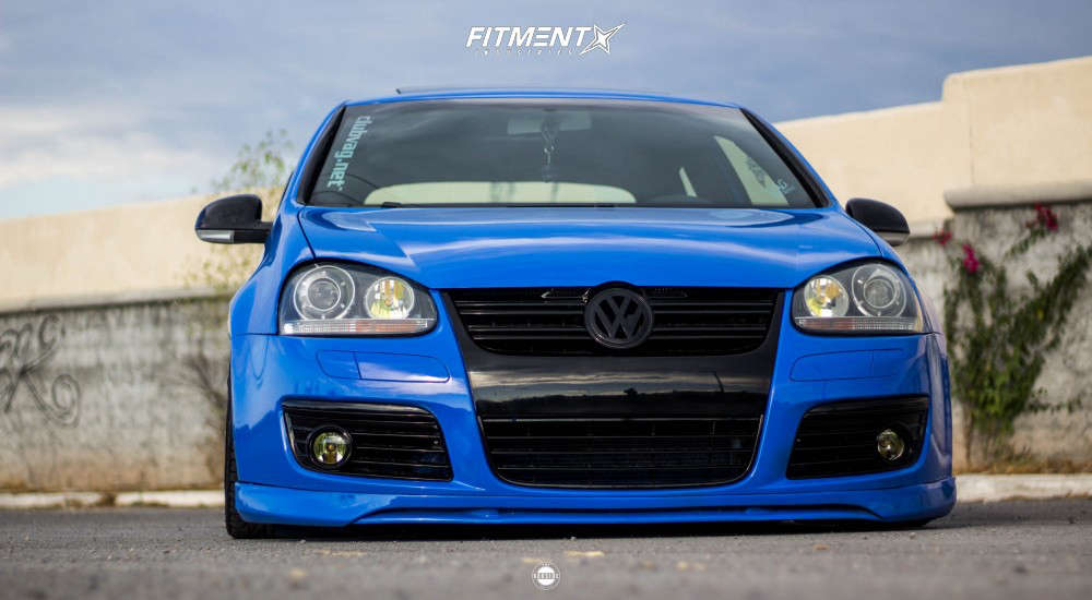 2007 Volkswagen GTI Base with 18x8 Niche Misano and Wanli 215x35 on Air ...