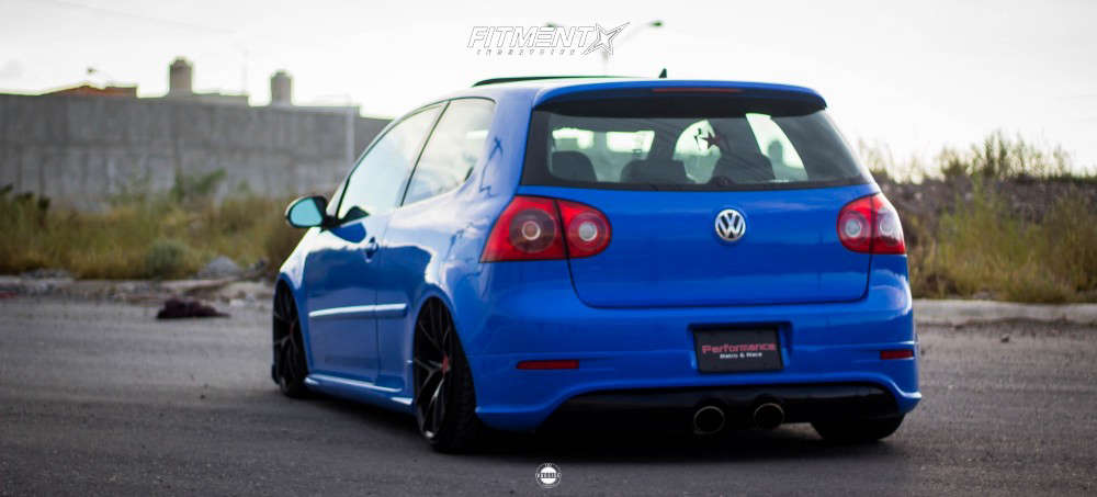2007 Volkswagen GTI Base with 18x8 Niche Misano and Wanli 215x35 on Air ...