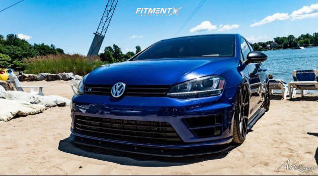 2016 Volkswagen Golf R Base with 19x8.5 Rotiform Kps and Maxtrek 215x35 ...