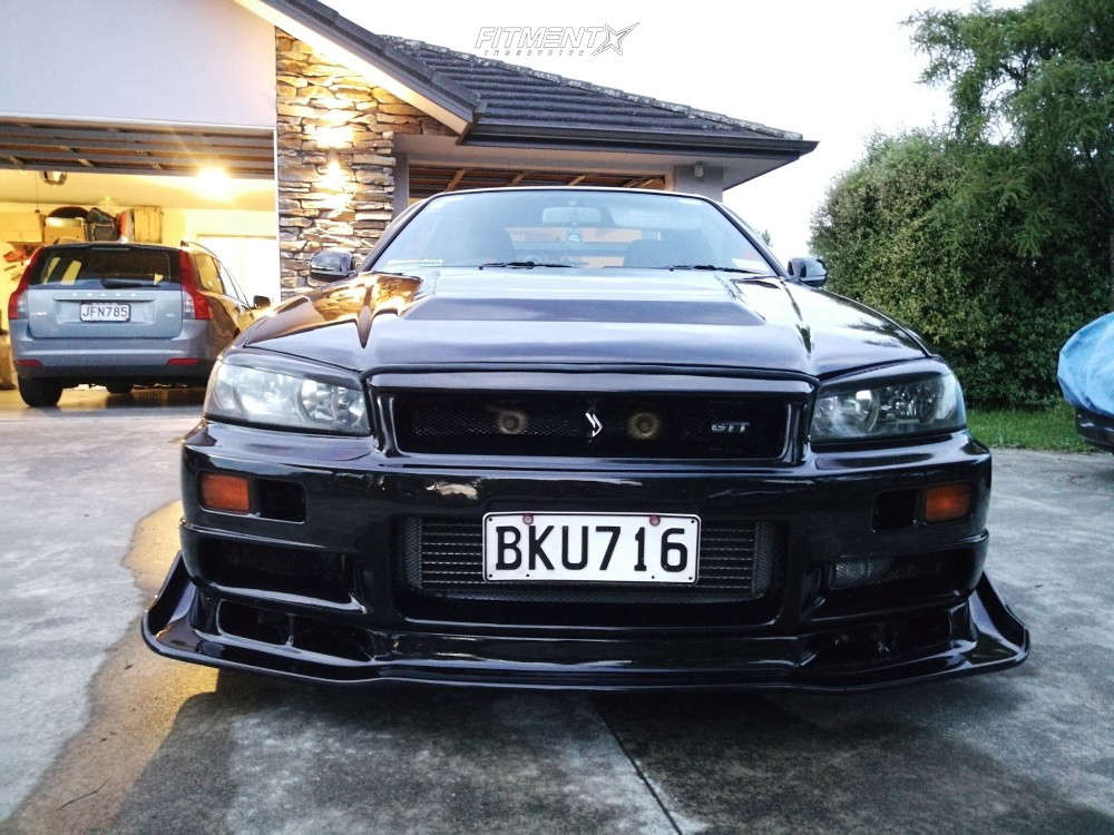 1999 Nissan Skyline R34 Base with 18x9.5 Lenso PDF and Bridgestone ...