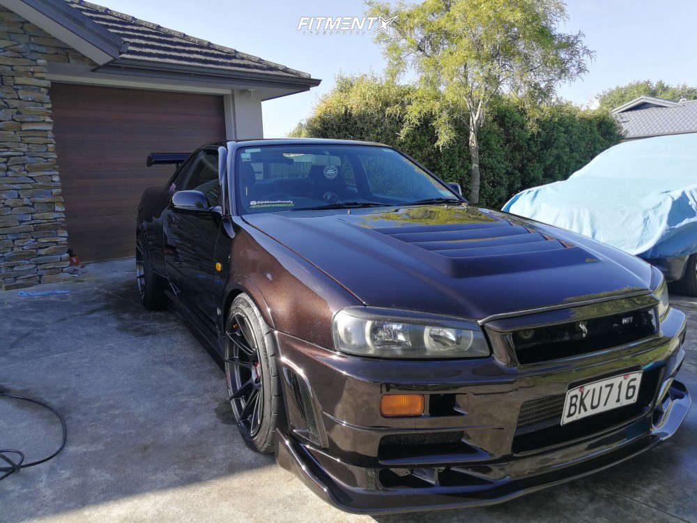 1999 Nissan Skyline R34 Base with 18x9.5 Lenso PDF and Bridgestone ...