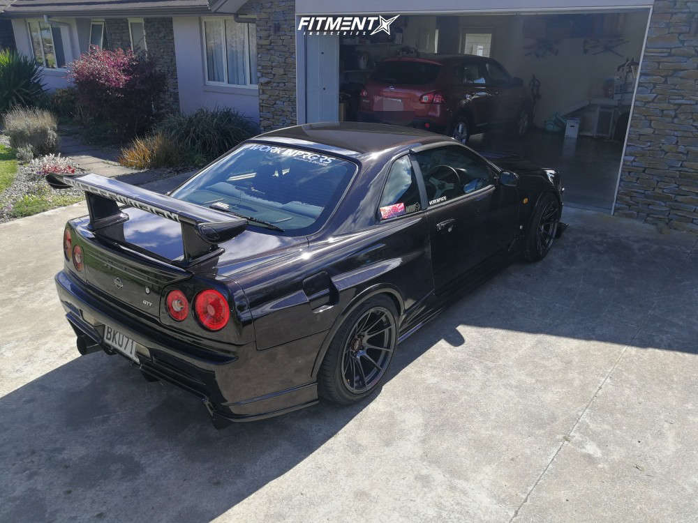 1999 Nissan Skyline R34 Base with 18x9.5 Lenso PDF and Bridgestone ...