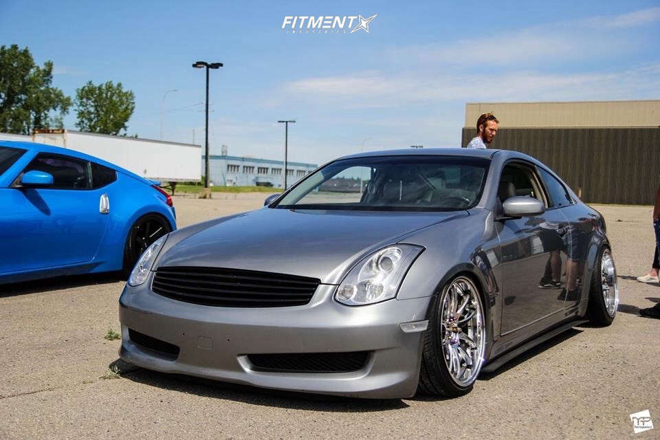 2006 INFINITI G35 2dr Coupe (3.5L 6cyl 6M) with 19x9.5 Aodhan DS02 and ...