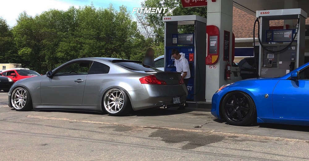 2006 INFINITI G35 2dr Coupe (3.5L 6cyl 6M) with 19x9.5 Aodhan DS02 and ...